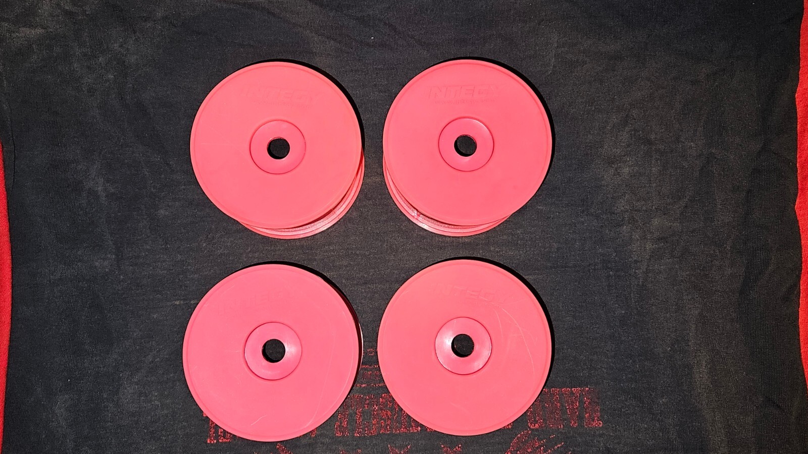 traxxas tmaxx emaxx revo integy 3.2 solid dish wheels rims pink 17mm | eBay