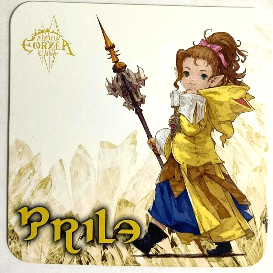 Final Fantasy XIV Art Coaster Krile Mayer Baldesion Eorzea Cafe Square ...