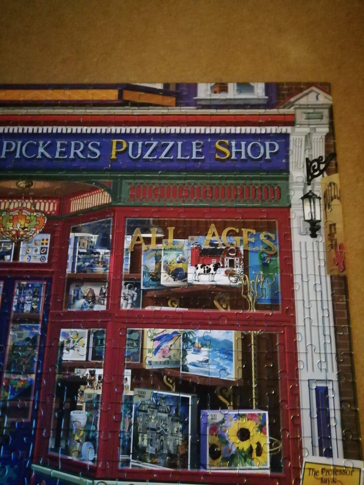 Corner Piece The Puzzle Shop Jigsaw Puzzle 500 pieces complete. 48cm x ...