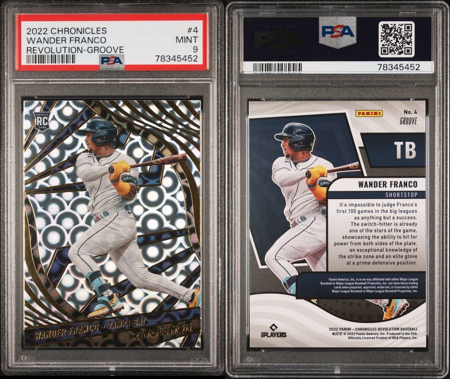 2022 Panini Chronicles - Revolution Groove #4 Wander Franco (RC) for ...