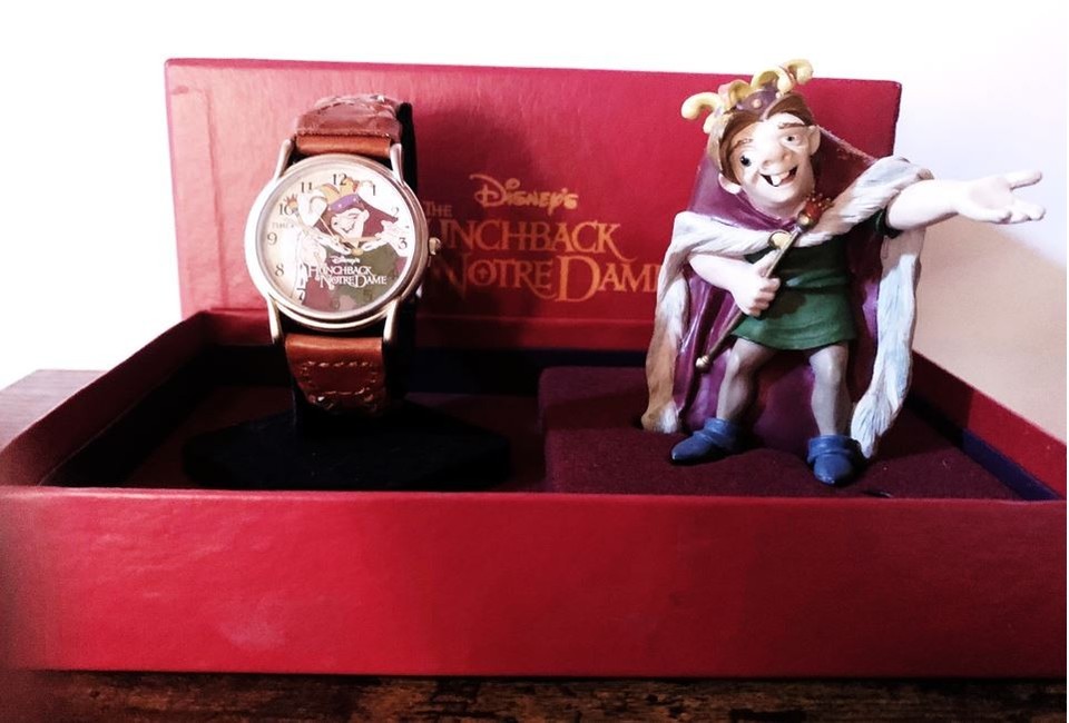 RARE Vintage Disney Hunchback Of Notre Dame Watch Set in Original Box ...