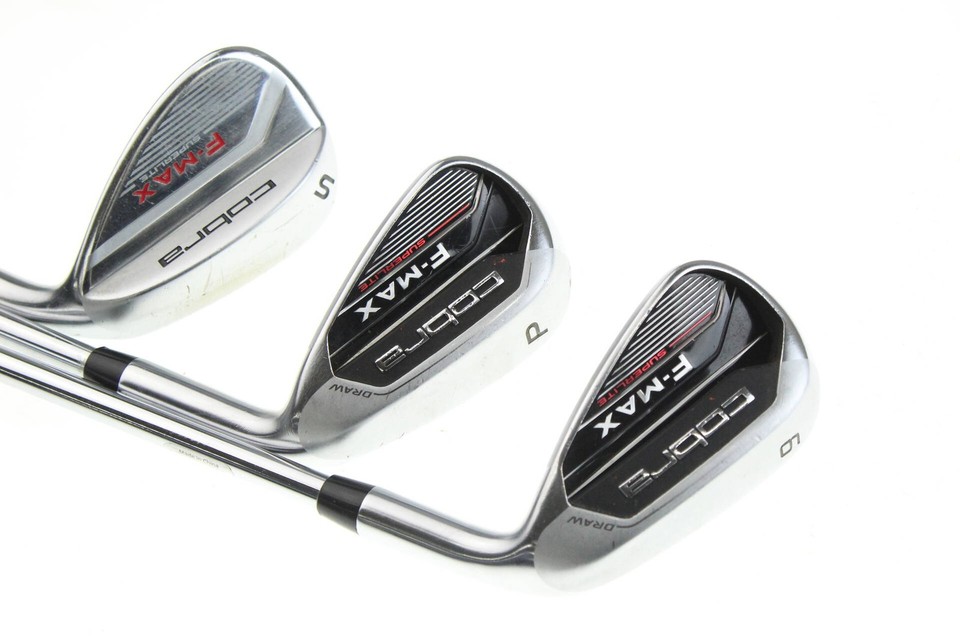 Cobra F-Max SuperLite Iron Set 6-PW and SW Regular Right-Handed Steel ...