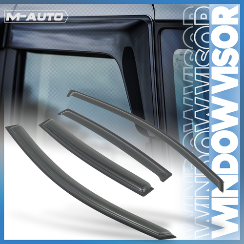 Tape-On Window Visor Shade Vent Wind Rain Deflector for 06-08 ...