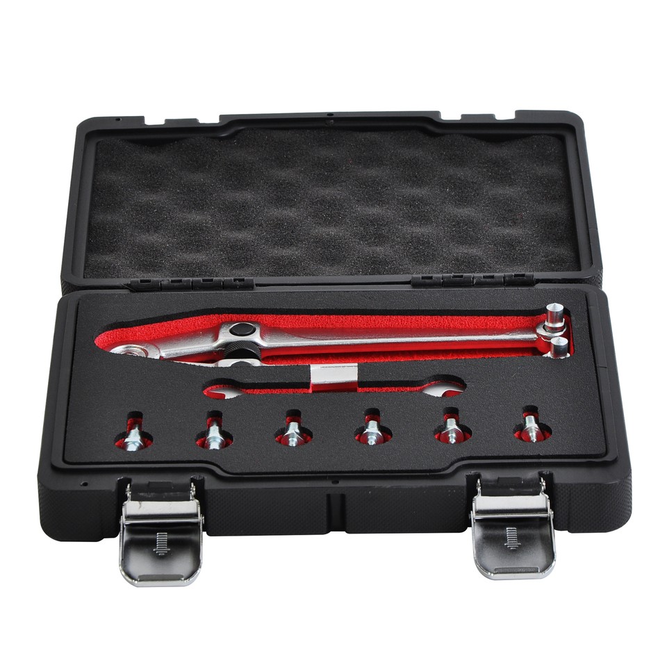 Adjustable Pin Spanner Set Gland Nuts Wrench with top holes, 25/32" – 3 ...