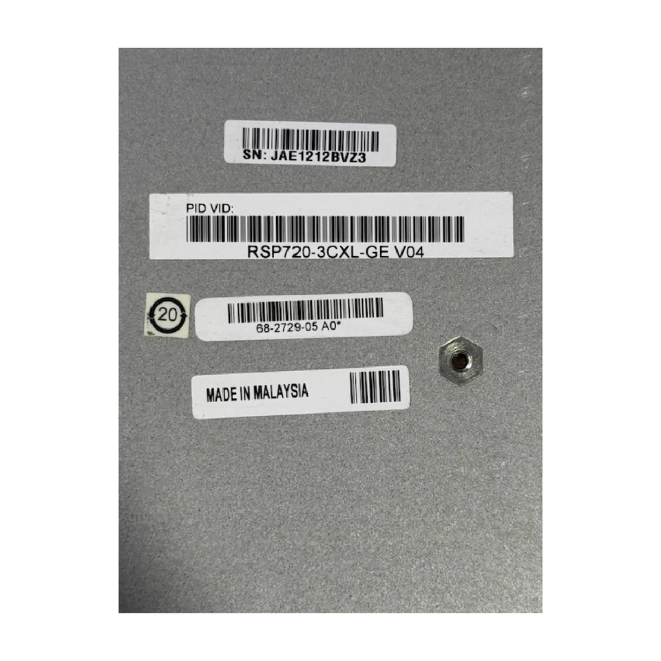 Lot of 2 Cisco 7606-S 16x 10GB 48x 1GB RJ45 Enterprise-Grade Supervisor ...