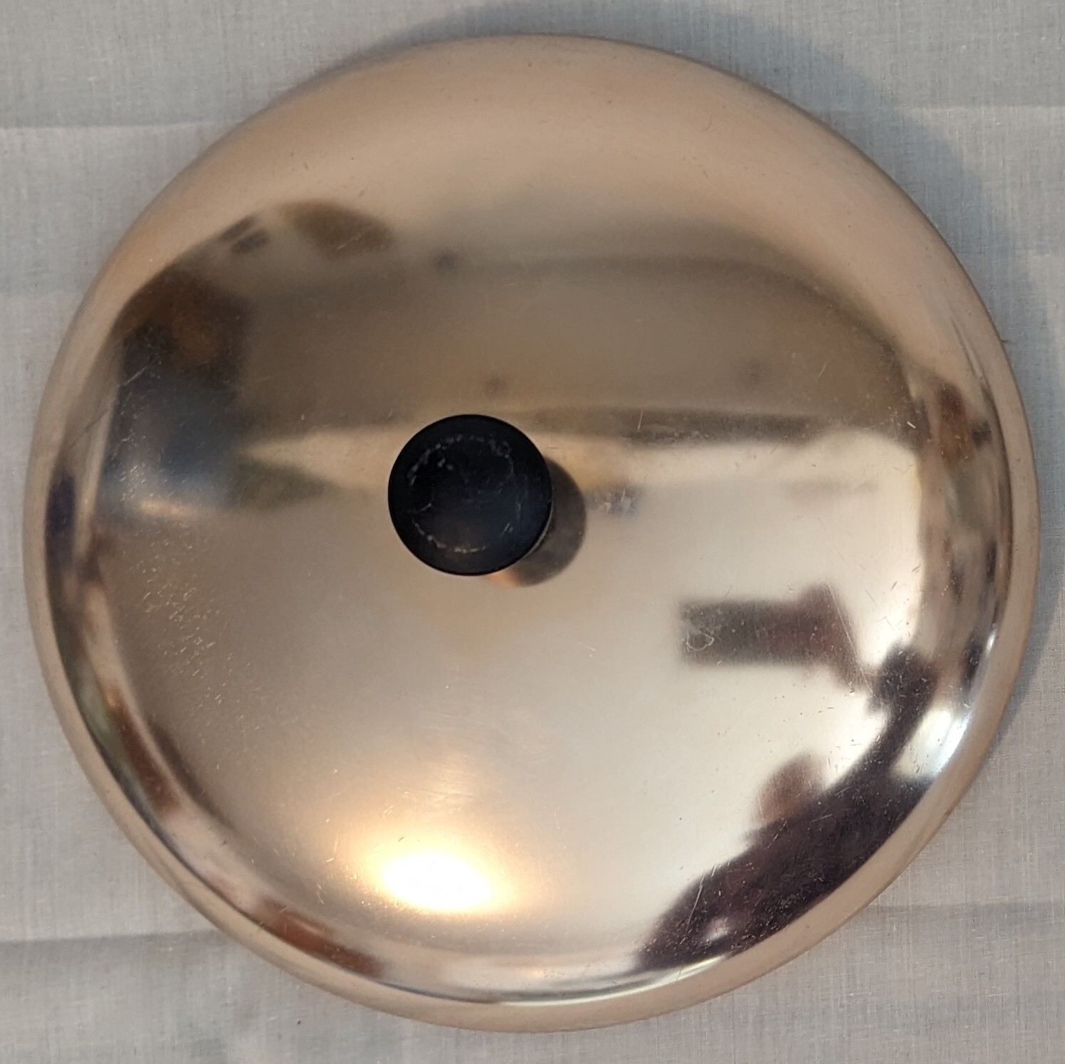 Vintage Wear-Ever HALLITE Aluminum Pan 9” Twist Handles Copper Tone Lid ...