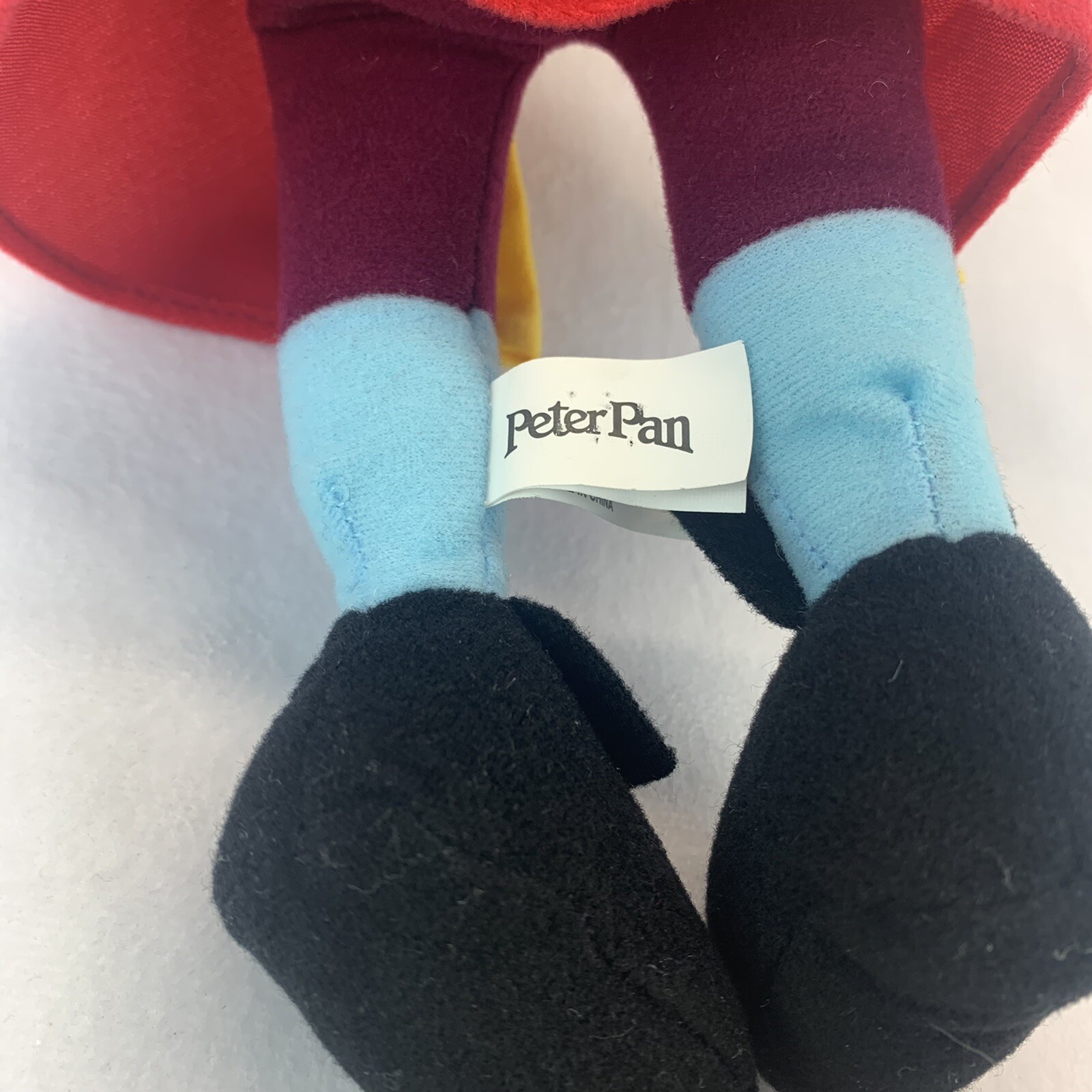 Disney Toy Factory Captain Hook Plush Stuffed Doll Peter Pan Villain ...