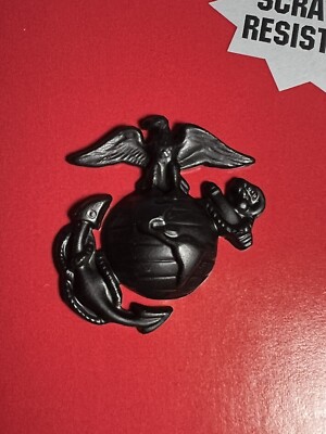 1" Enlisted Black USMC EGA for the Garrison Cover PINBACK EGA SERVICE ...