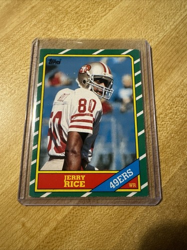 1986 Topps Football Jerry Rice Rookie Card! RC NM | eBay