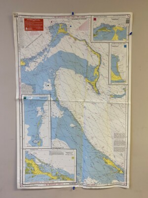 Waterproof Chart # 38C Sides-Soundings in Feet/GPS Loran | eBay