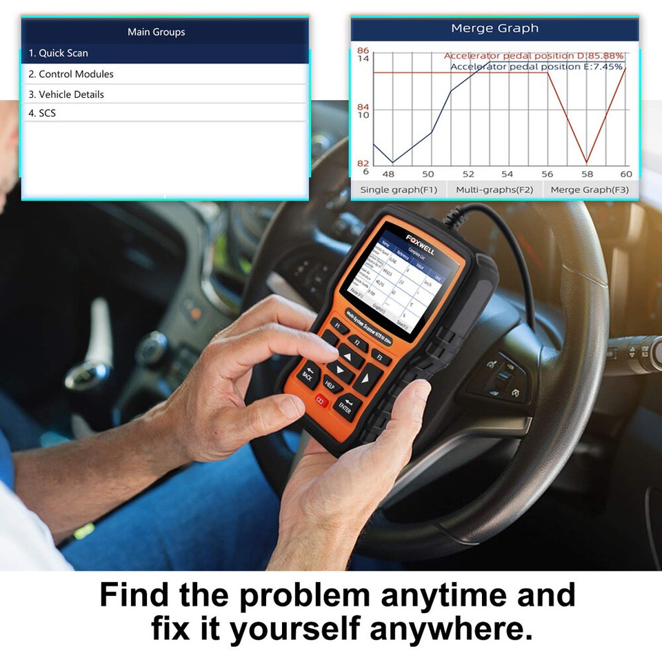 For SUBARU Car OBD2 Scanner Bidirectional All System Diagnostic Tool ...