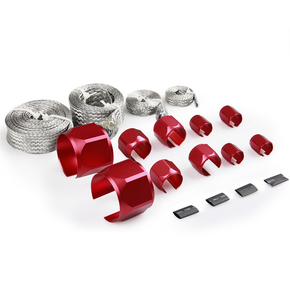 Flexible Braid Steel Braided Radiator Heater Hose Line Wire Cover ...