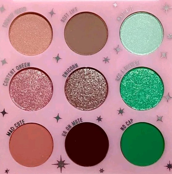 ColourPop Muse Moment Pressed Powder Eyeshadow Palette 9 Pan Peach ...