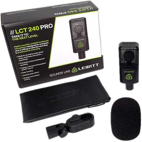 Lewitt LCT-240-PRO with Pop Filter and XLR Cable | eBay