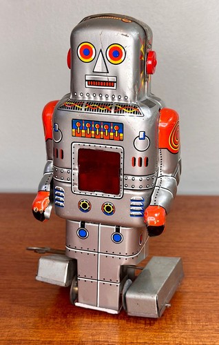 TIN SPACE ROBOT, 1950s SY Toys Of Japan, Working | eBay