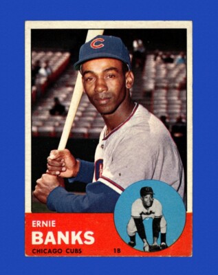 1963 Topps Set-Break #380 Ernie Banks VG-VGEX (crease) *GMCARDS* | eBay