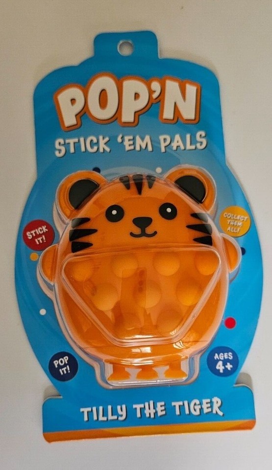 New POP'N STICK'EM PALS Fun Fidget Popper Toy Animal Figure PICK ONE | eBay