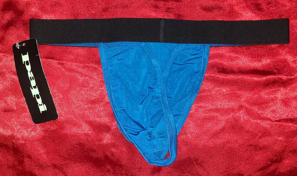 Papi Rare Men's Blue Solid Thong Size L | eBay