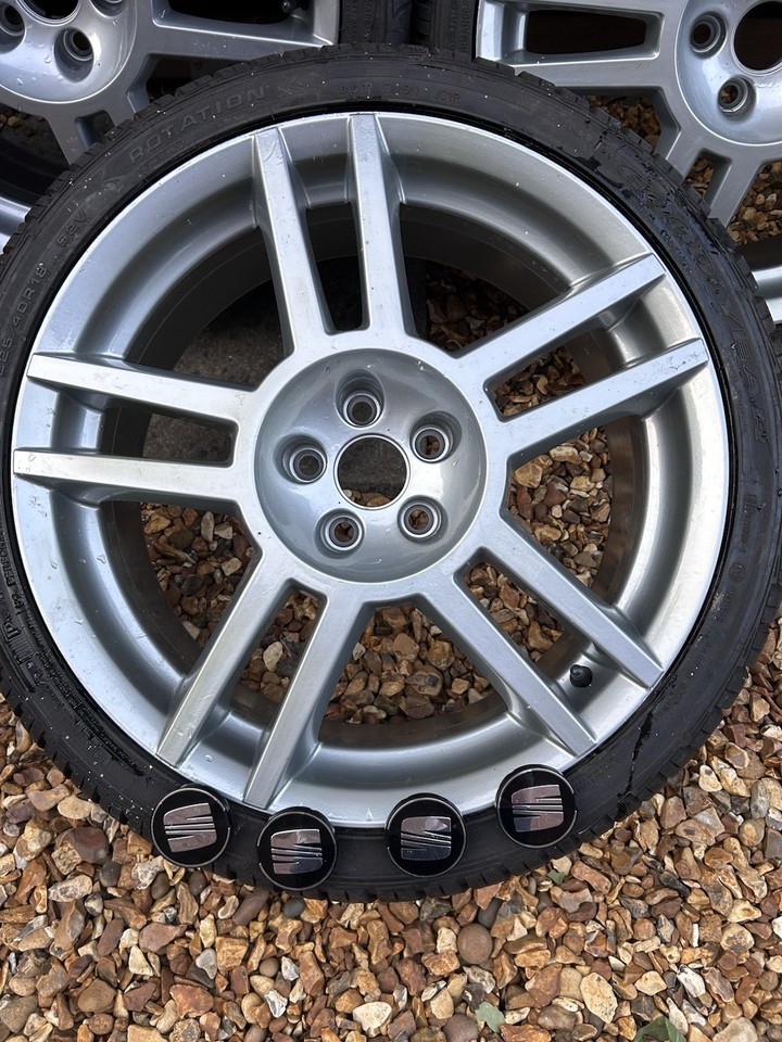 Seat Leon Mk1 Cupra R 2001-2005 5x Rims/tires Refurbed With winter ...