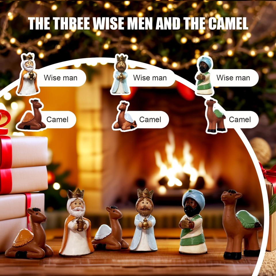 Nativity Advent Calendar 2025 – 24 Days Christmas Nativity Scene Set ...