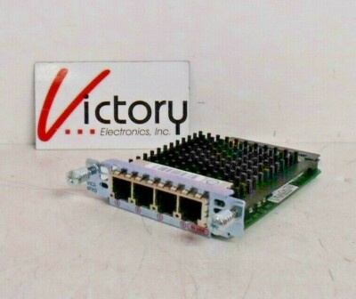 Used Cisco System 4-Port FXO Voice / Fax Interface Card | VIC2-4FXO ...