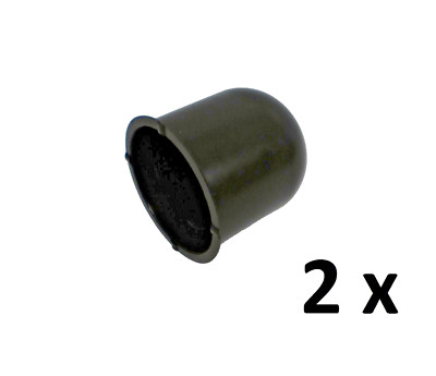 2 - Black Hub Center Cap 3" ID Trailer Camper Travel Truck Cover Rim ...