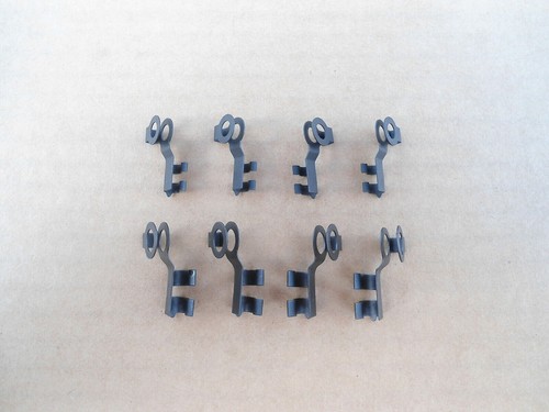 8 THROTTLE ROD LINKAGE CLIPS! FOR VINTAGE/CLASSIC CARS, TRUCK, WAGON ...