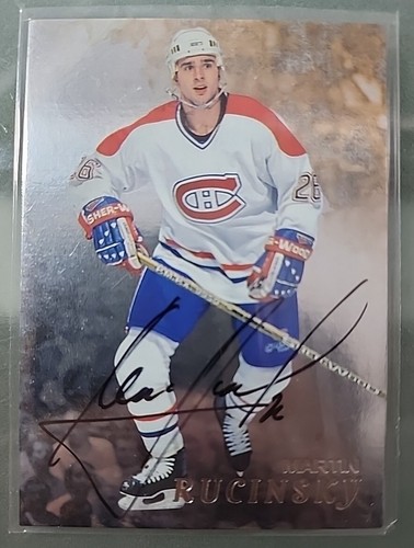 Martin Rucinsky 1998-99 Be A Player SILVER AUTHENTIC AUTOGRAPH ...