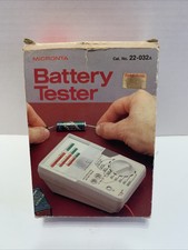 Radio Shack Micronta 22-032a Battery Tester - for sale online | eBay