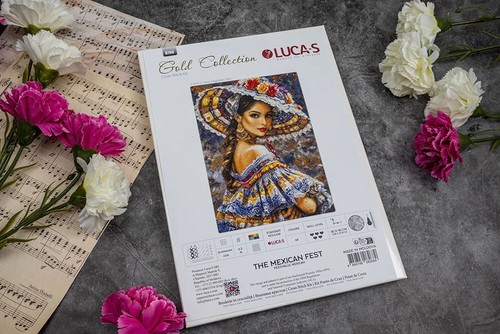 New Luca-S Cross Stitch Kit The Mexican Fest B706 | eBay