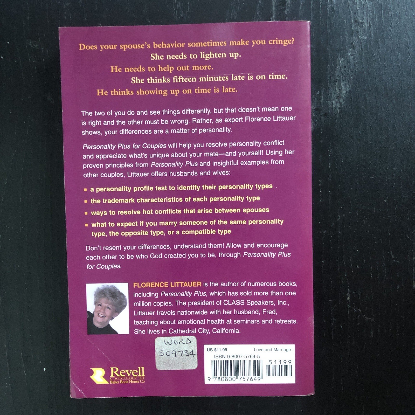 Personality Plus for Couples by Florence Littauer 9780800757649 | eBay