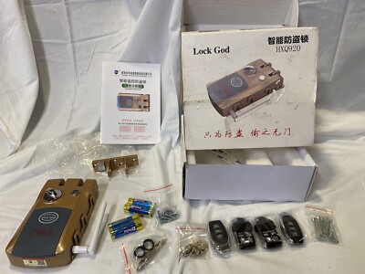 Lock God dead bolt lock with 4 remotes | eBay