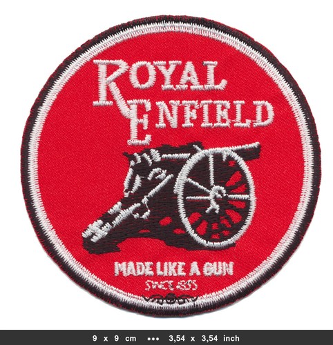 ROYAL ENFIELD Patch Embroidered Sew Iron Motorbikes Biker England India ...