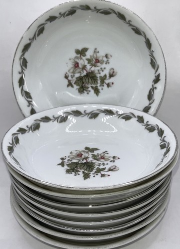 Vintage Flair China Irene Pattern #4149 Set Of 9 Fruit Bowls - 5.5 ...