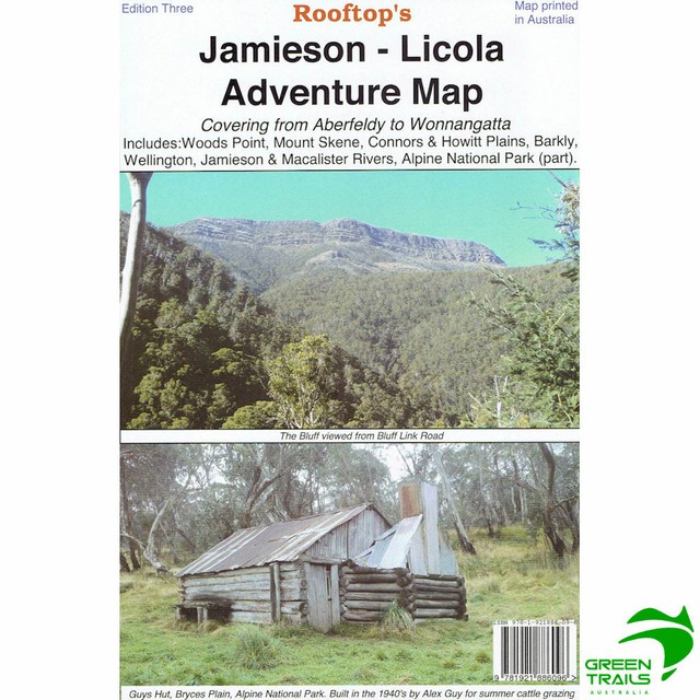 Jamieson - Licola Adventure Map Rooftop Maps 9781921886096 for sale ...
