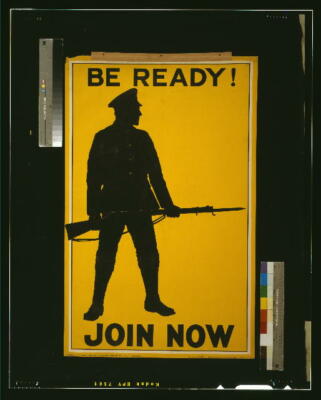 Photo of Poster,World War,WWI,Be Ready,Join Now,Soldiers,Great Britain ...