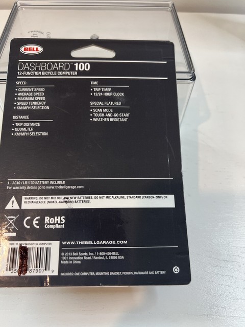 Bell Sports 7001115 F12 Bicycle Computer & Speedometer for sale online ...