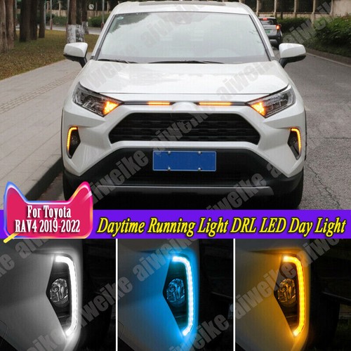 Fog light Daytime Running Light DRL LED Day Light NEW For Toyota RAV4 ...