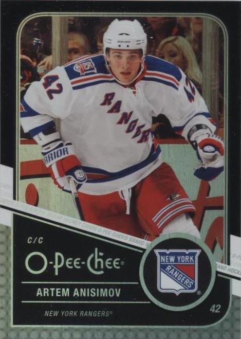 2011-12 O-Pee-Chee - Artem Anisimov #199 Rainbow Foil Black Border /100 ...