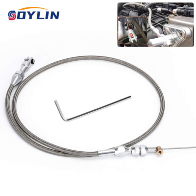Universal 36" Stainless Steel Throttle Cable for Chevy LS1 4.8L 5.3L 6 ...