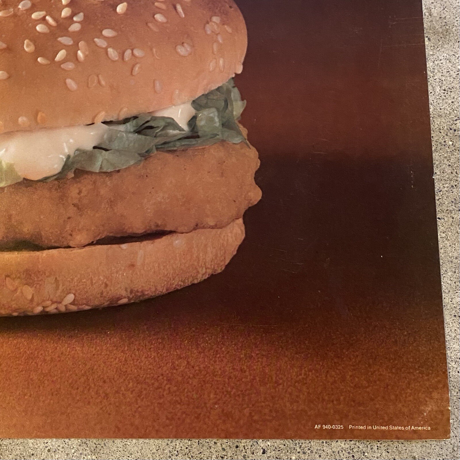 Vintage 1980 McDonald’s McChicken Translite Sign Store Display Original ...