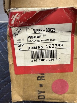 Burndy Wejtap WPBR-BOX25 Red Boosters | eBay