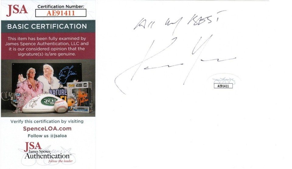 Keanu Reeves Signed Index Card with FREE 8x11 Photo Collage JSA ...