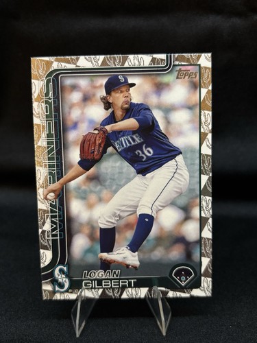 Logan Gilbert 2025 Topps Series 1 Baseball Spring Training Foil Card ...