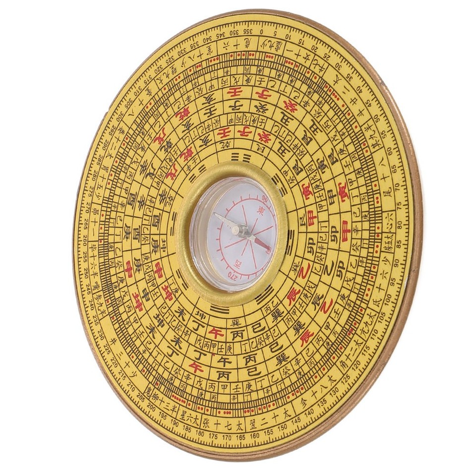 Chinese Feng Shui Alloy Compass Small Portable Metal Compass for Home ...