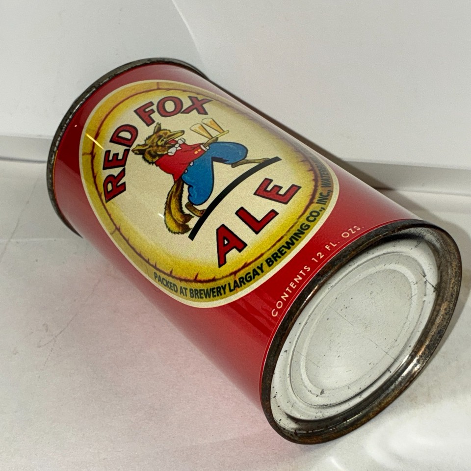Red Fox Ale NOVELTY / REPLICA cone top beer can, paper label | eBay