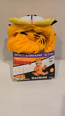 Garfield Infant Orange Cat Fancy Dress Up Halloween Baby Toddler Child ...