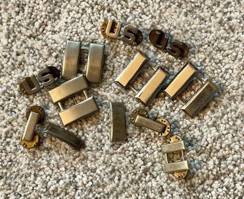 WW 2 Capt Lt Shoulder Bars Rank Collar Insignia Lot | eBay