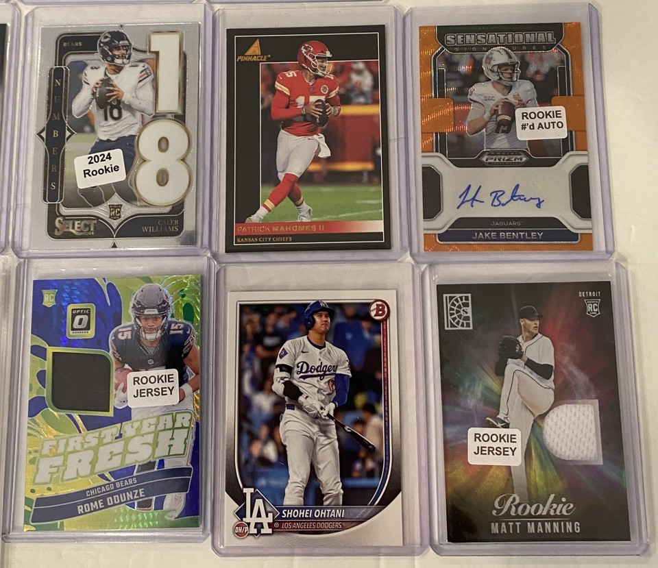 BIG Card Lot, Numbered, RC Auto Game Used, PSA GRADED, Stars, All In ...
