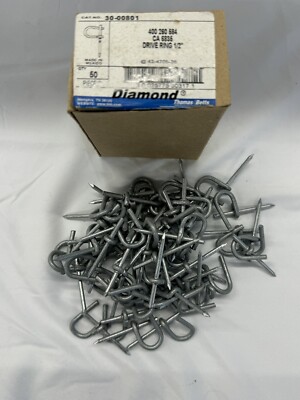 BELDEN Drive Ring, Staple, Wire Hanger 1/2", QTY 50 per box, 30-00801 ...